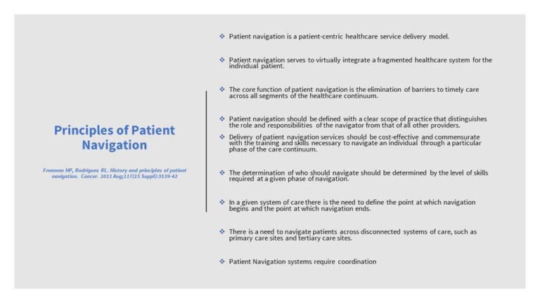 About Patient Navigation - National Navigation Roundtable